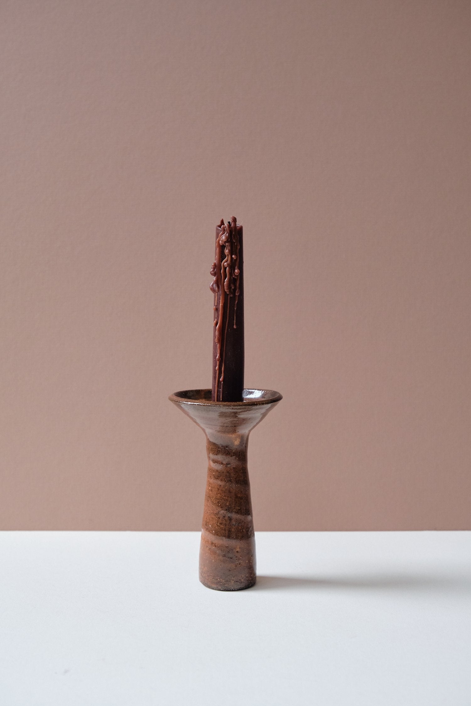 Tall brown candle holders store